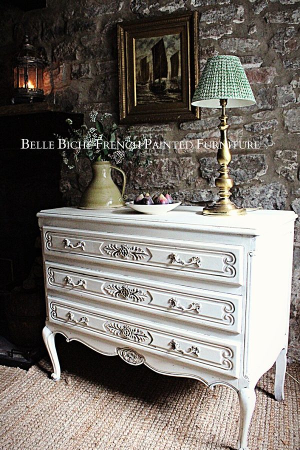 Original Provincial French Three Drawer Commode Chest | Belle Biche ...